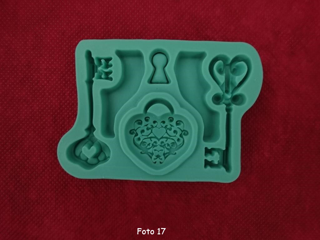 Molde Silicone Chave + Coração – LusoPastas